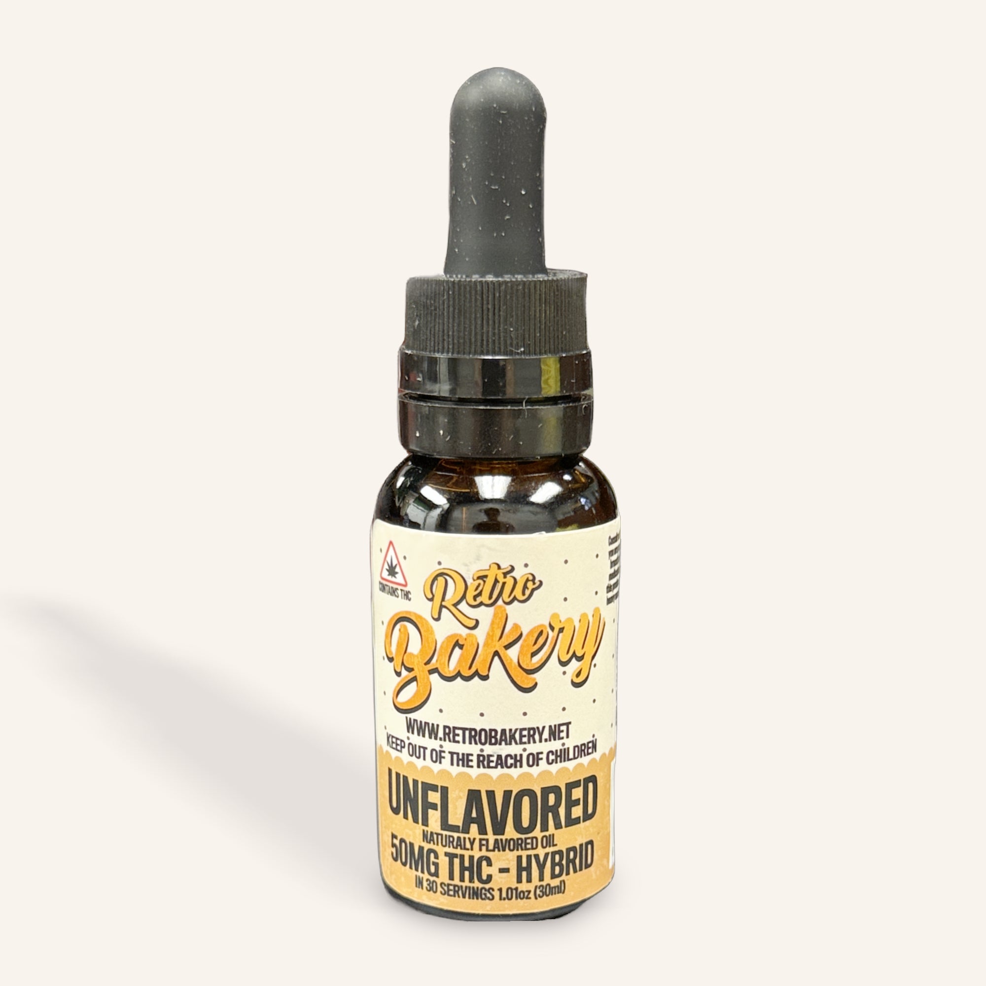 50mg THC Edible Oil (Hybrid) - Unflavored (30 Doses) | higherplace