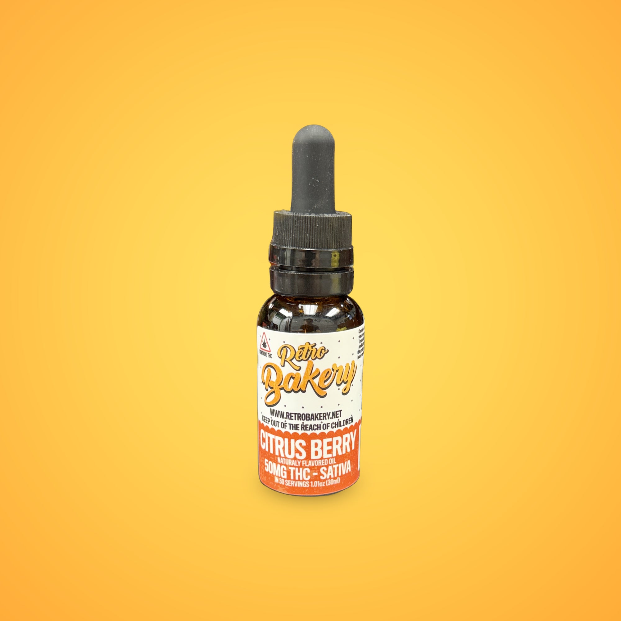 50mg THC Edible Oil (Sativa) - Citrus Berry (30 Doses) | higherplace